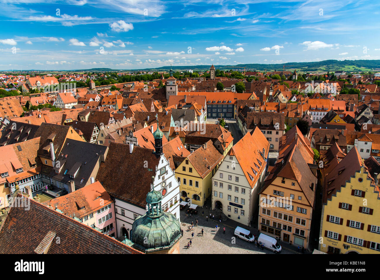 Rothenburg ob der Tauber, Bavaria, Germany Stock Photo - Alamy