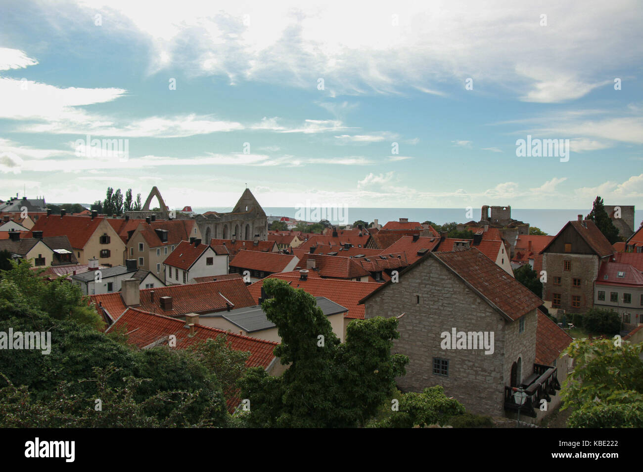 Medieval city of visby hi-res stock photography and images - Alamy