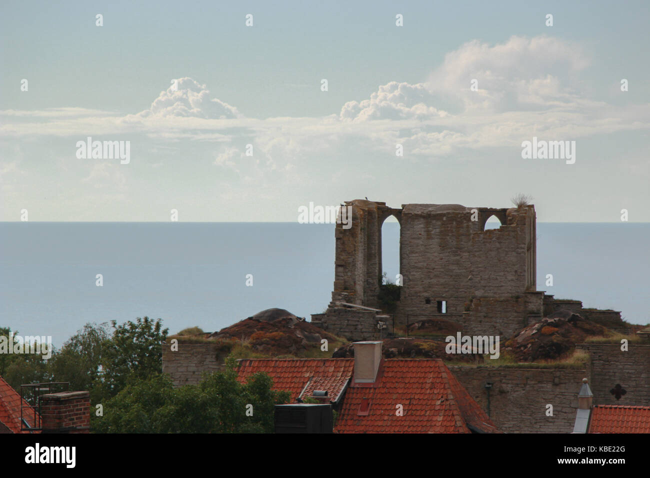 The medieval city of Visby Gotland, Sweden Stock Photo - Alamy