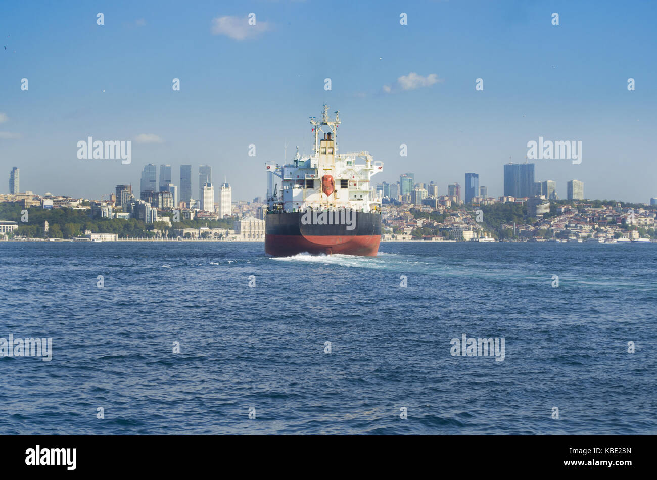 Istanbul bridge container ship hi-res stock photography and images - Alamy