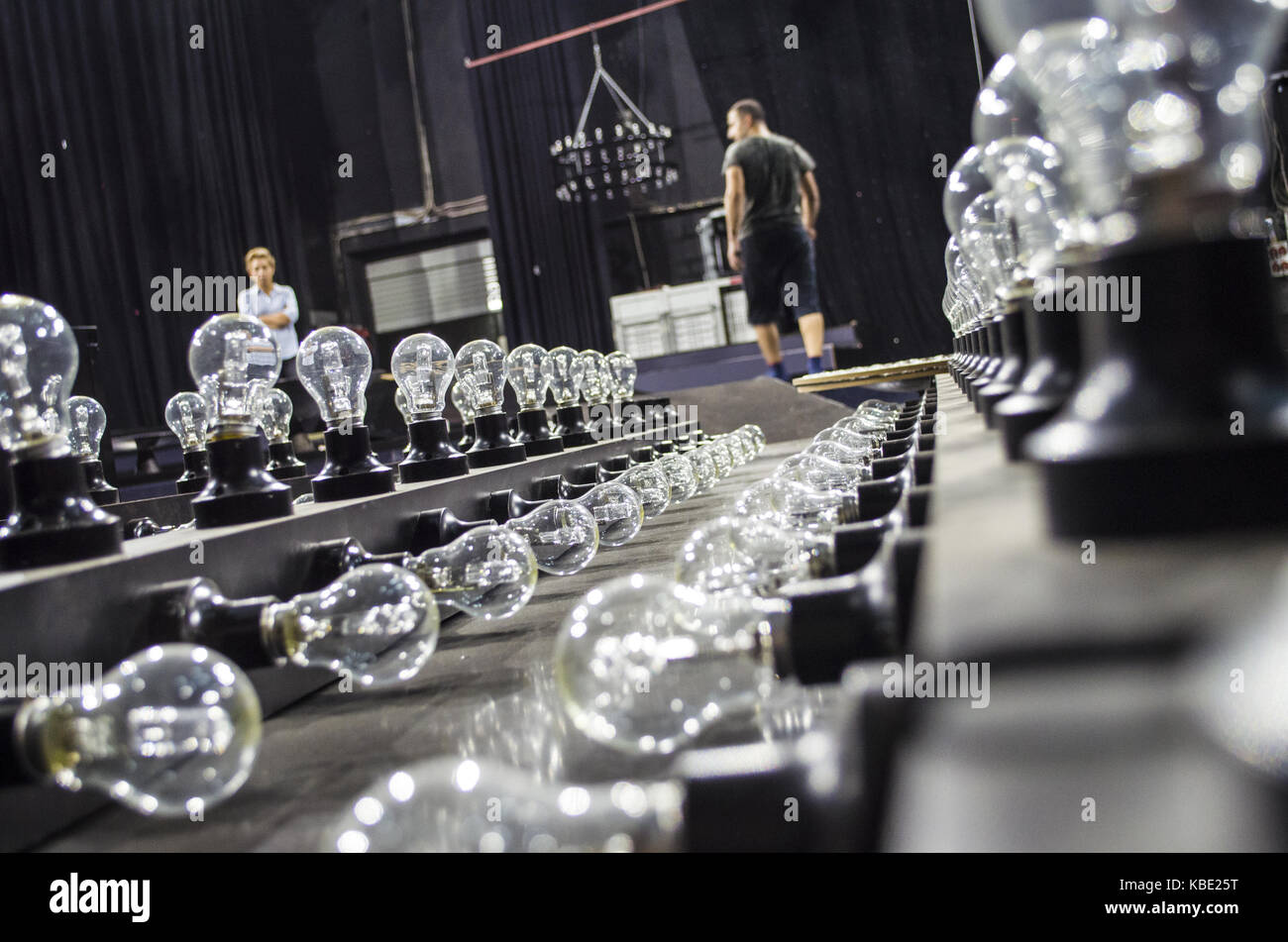 light bulbs for studio preparations Stock Photo - Alamy