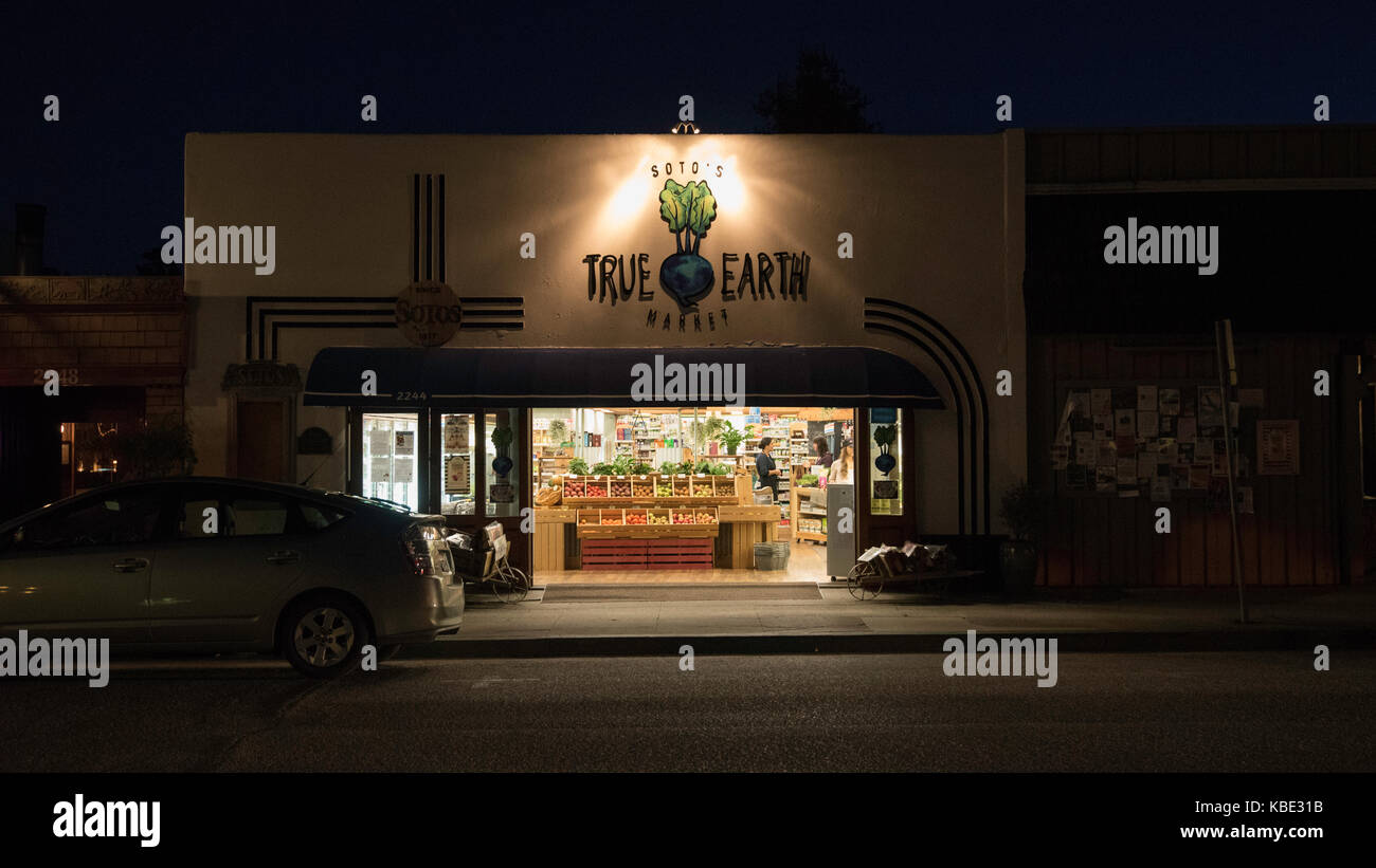 Supermarket Exterior Night