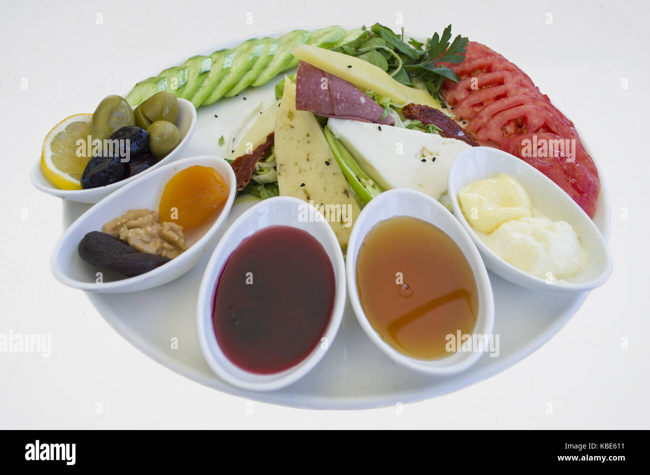 breakfast plate isolated Stock Photo - Alamy