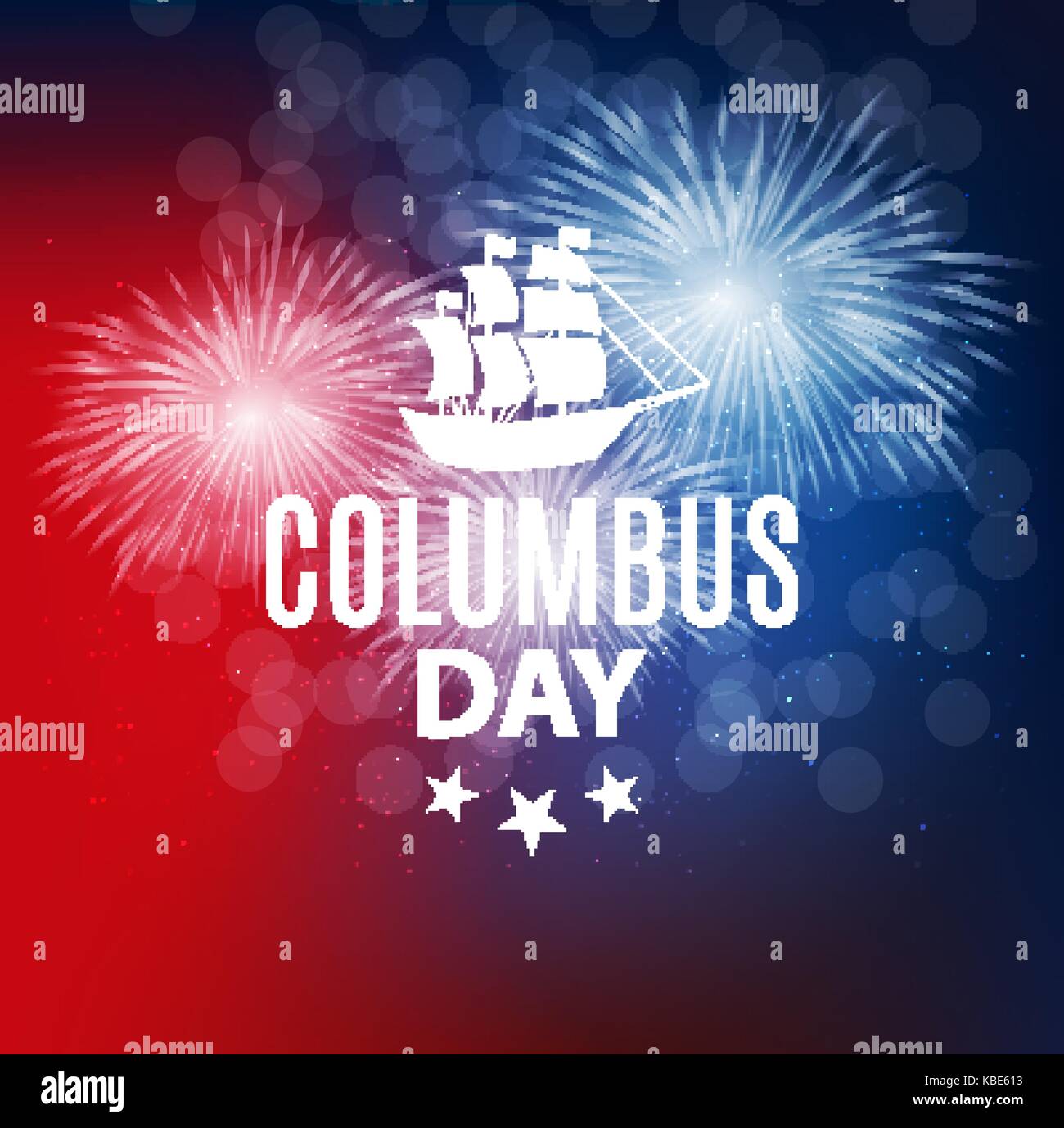 Vector Illustration of Columbus Day Stock Vector Image & Art - Alamy