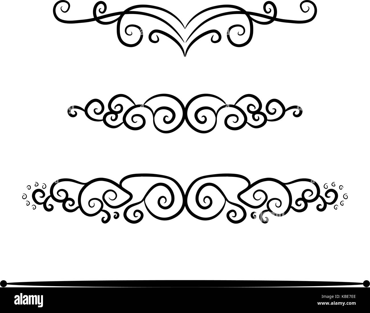 vintage footer set vector symbol icon design. Beautiful illustration ... vintage footer set vector symbol icon design. Beautiful illustration ...