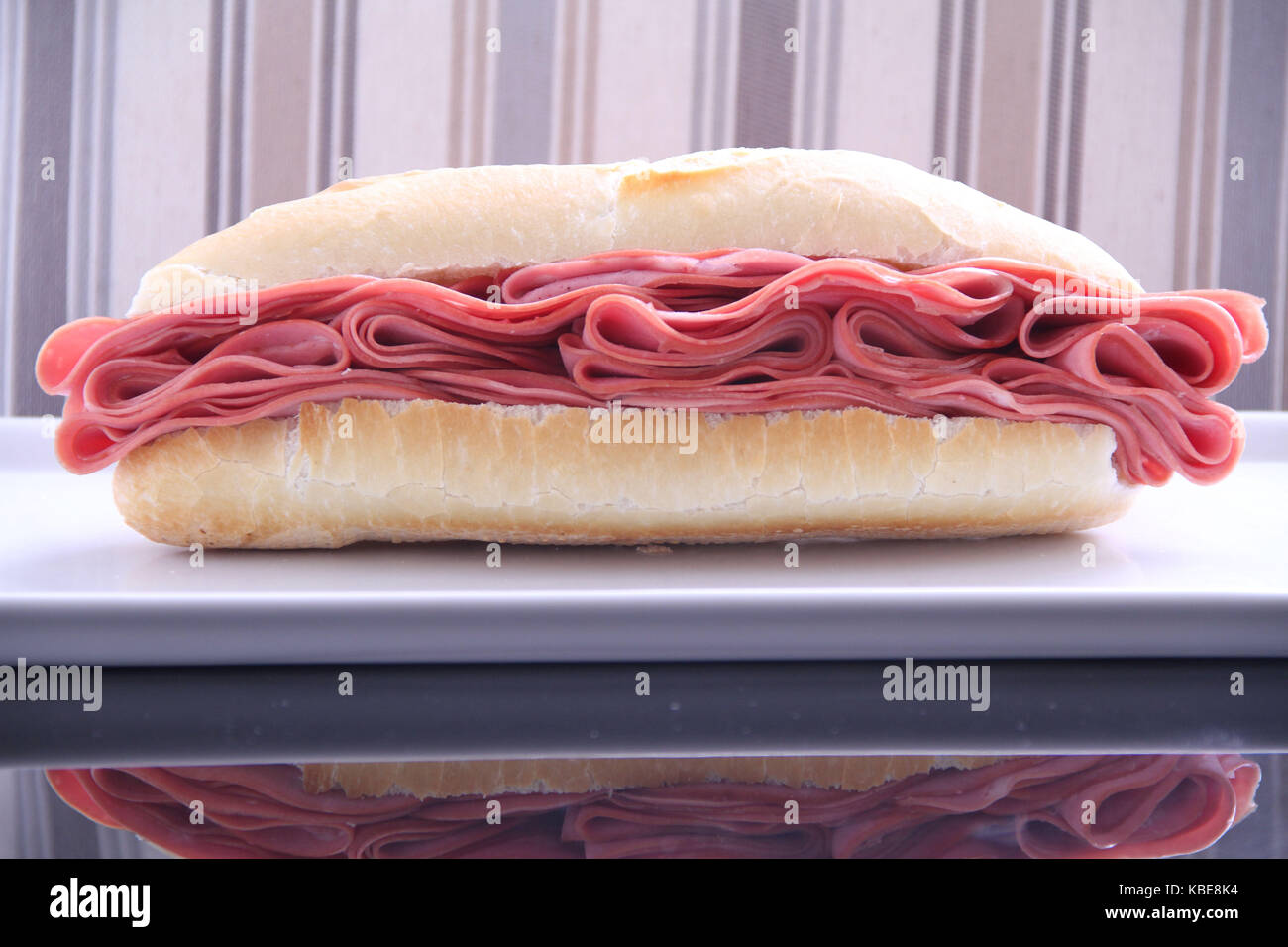 Sandwich, bologna, bread, São Paulo, Brazil Stock Photo - Alamy