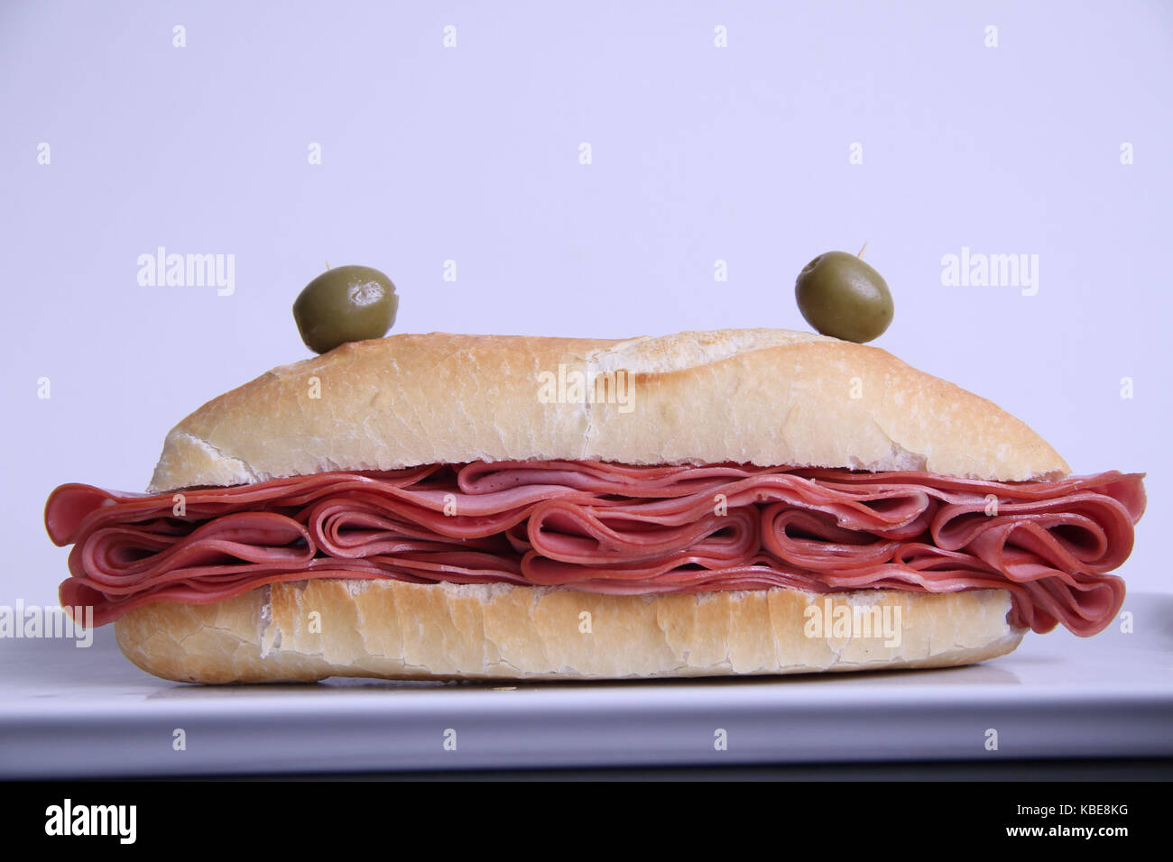 Sandwich, bologna, bread, São Paulo, Brazil Stock Photo - Alamy