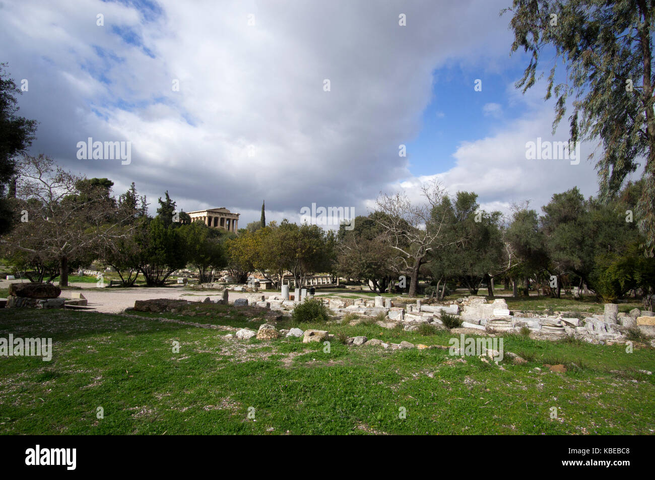 Theseum temple hi-res stock photography and images - Alamy