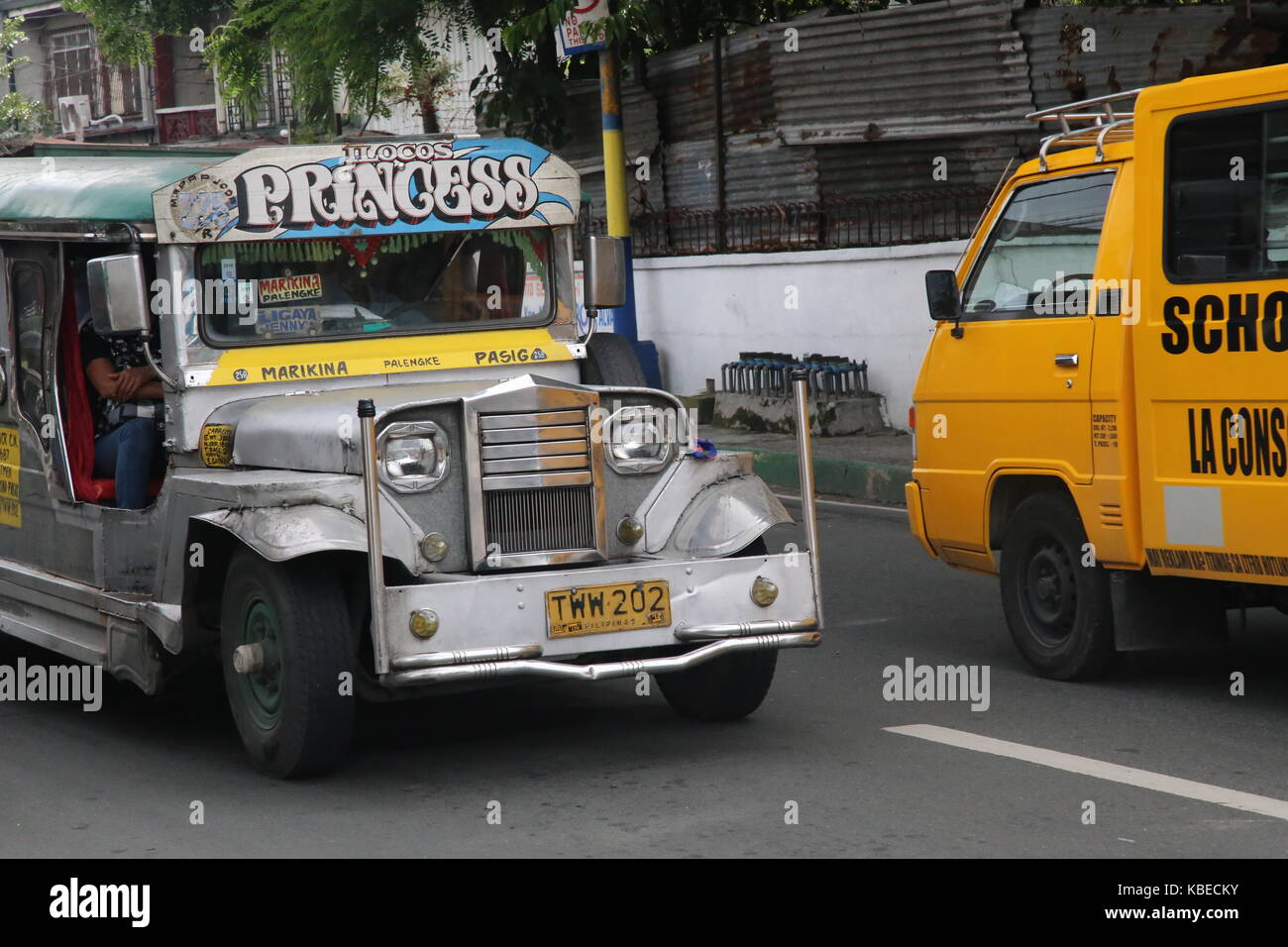 Jeepney in Manila Stock Photo - Alamy