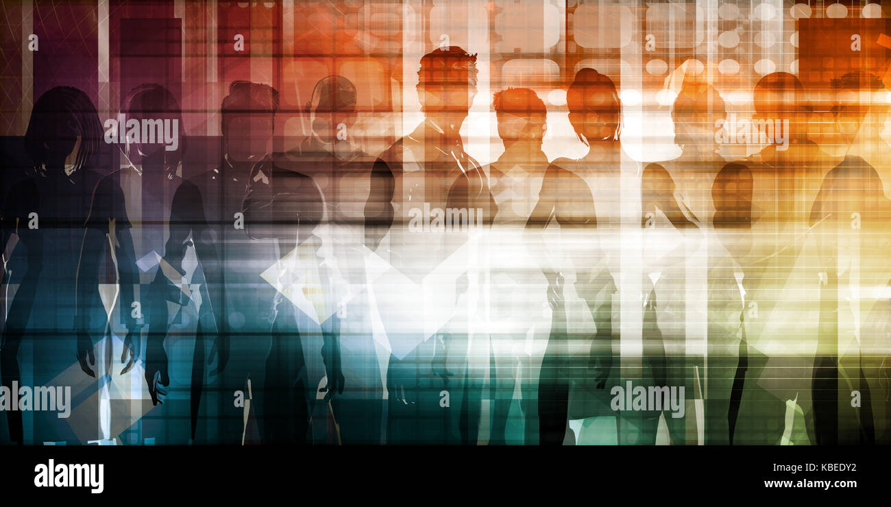 Empowered Professionals Working as a Team Concept Stock Photo - Alamy