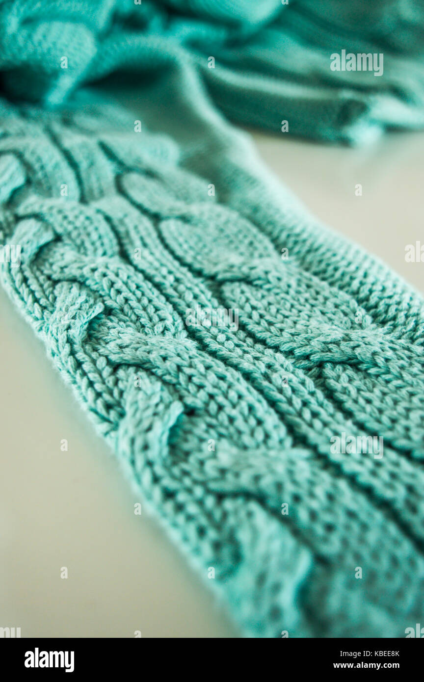 Green knitted sweater texture background, sweater sleeve, pattern ...