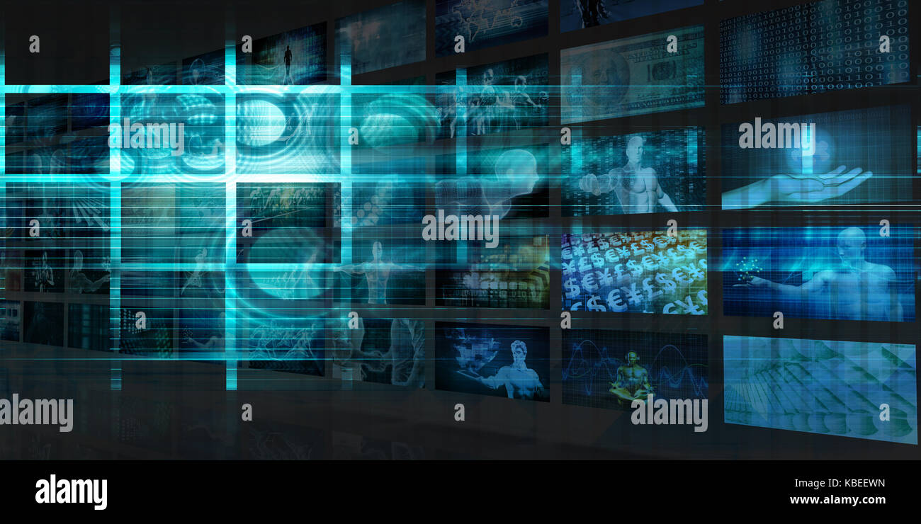 Futuristic Background Abstract Technology Theme Concept Art Stock Photo ...