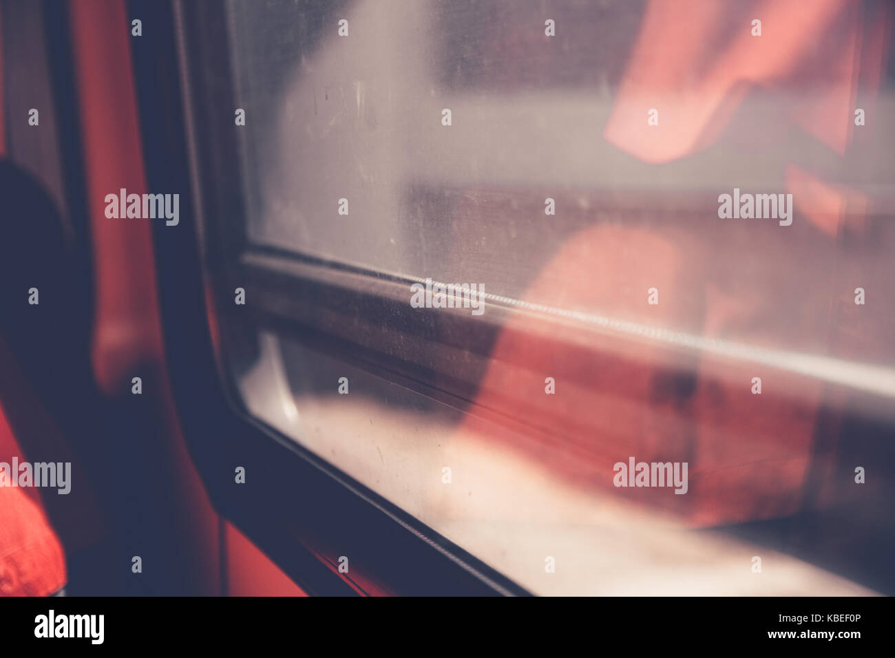 Train journey window blur hi-res stock photography and images - Alamy
