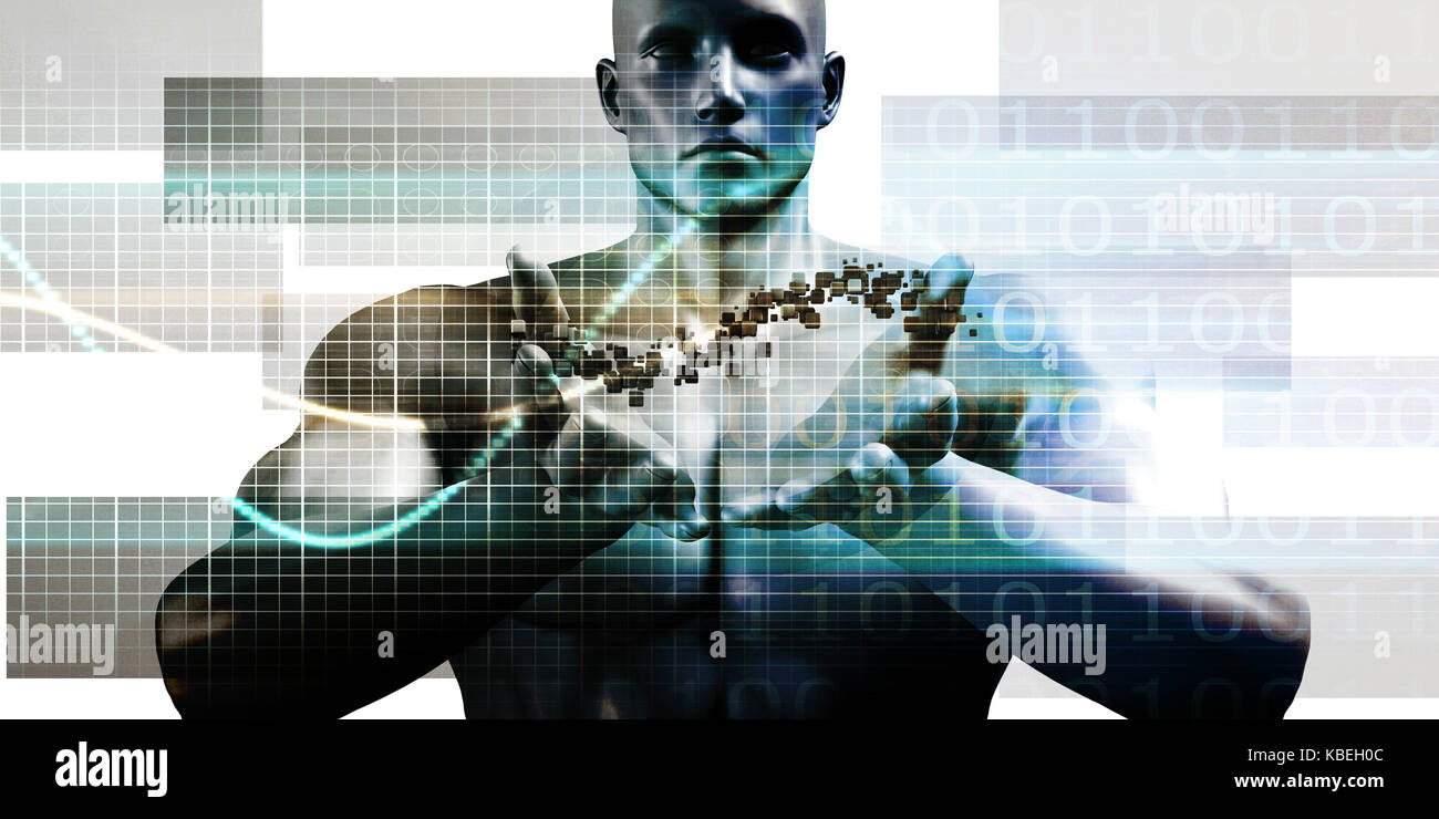 Futuristic Technology as a Next Generation Art Stock Photo - Alamy