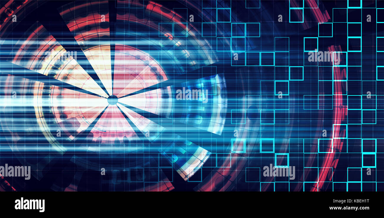 Digital Communication on the Internet with Data Stock Photo - Alamy