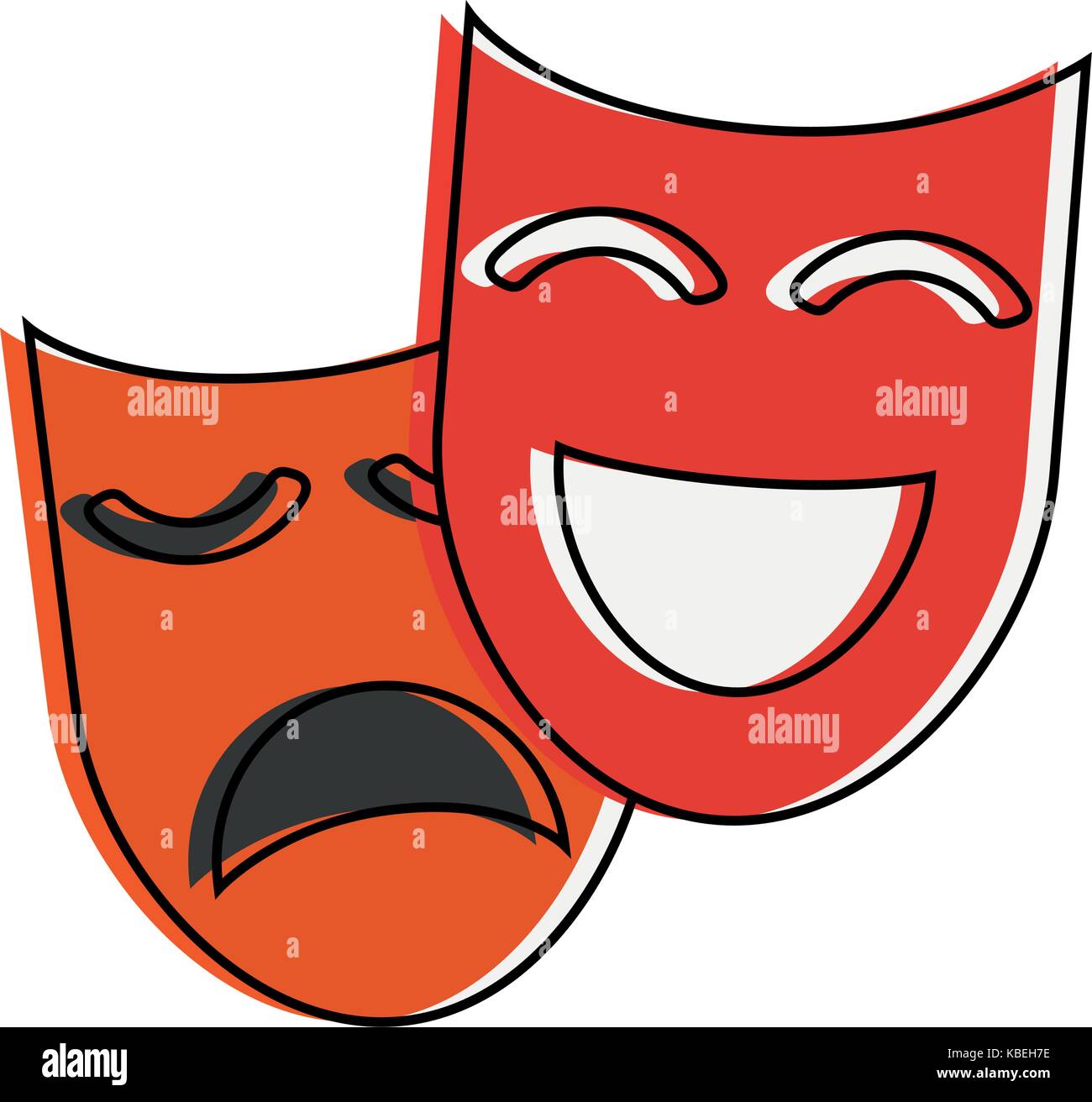 Movie Masks Stock Vector Images - Alamy