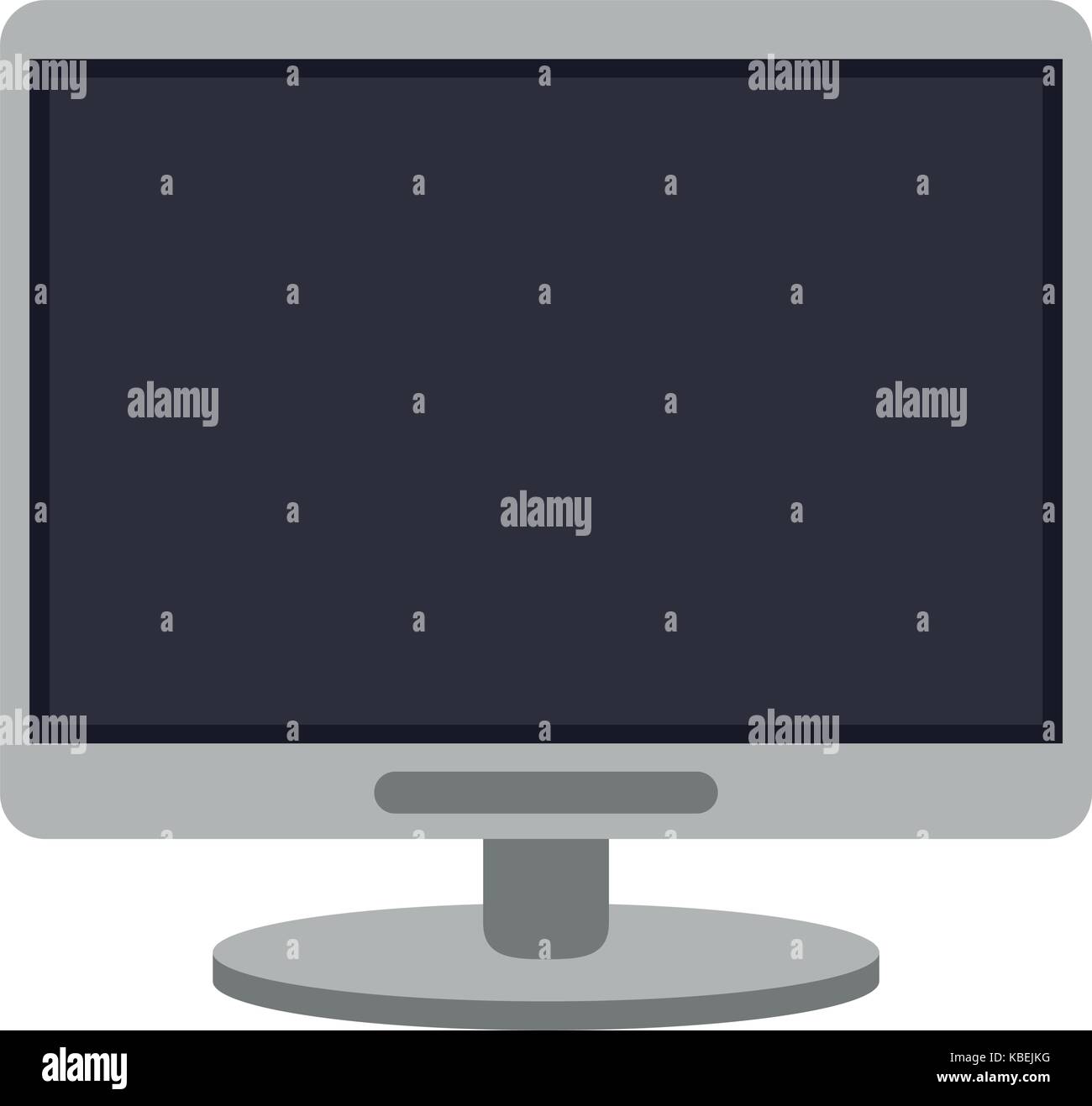computer monitor with blank screen icon image Stock Vector Image & Art ...