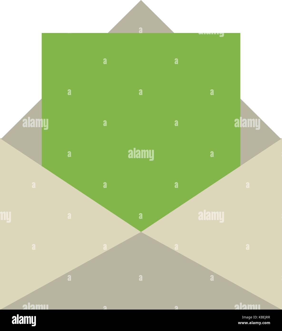 message with outcoming green paper icon image Stock Vector Image & Art ...