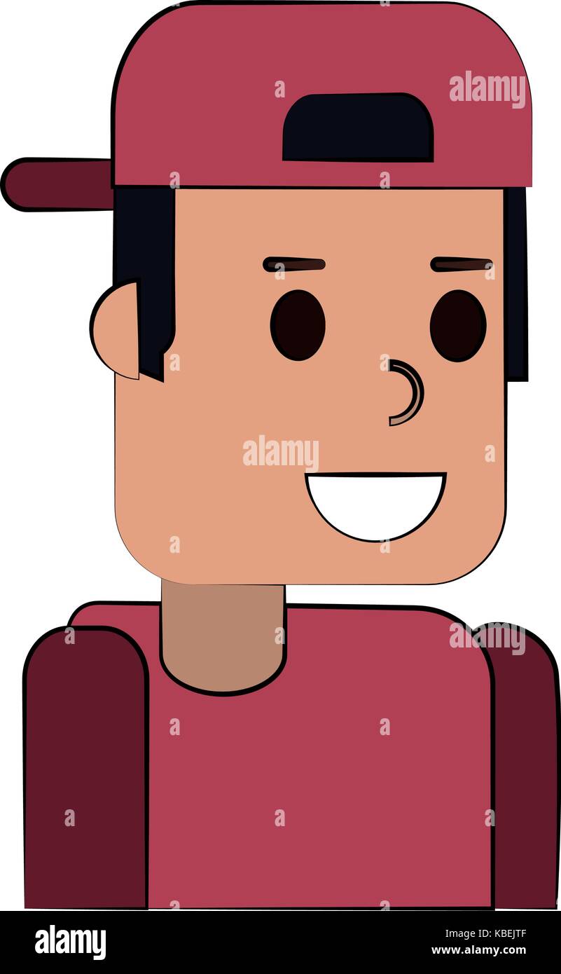 Young attractive sporty man Stock Vector Images - Alamy