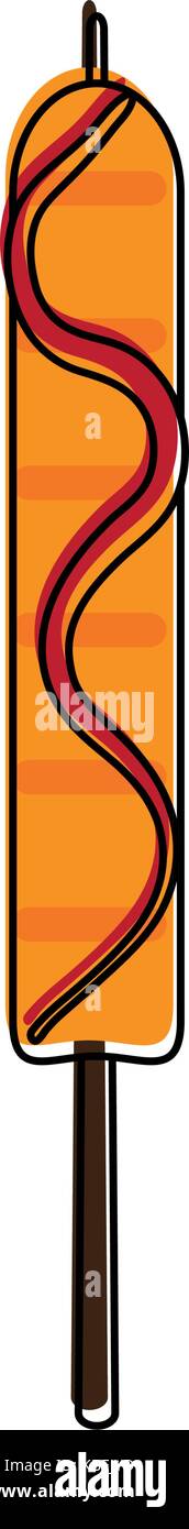 Corn dog sign Stock Vector Images - Alamy