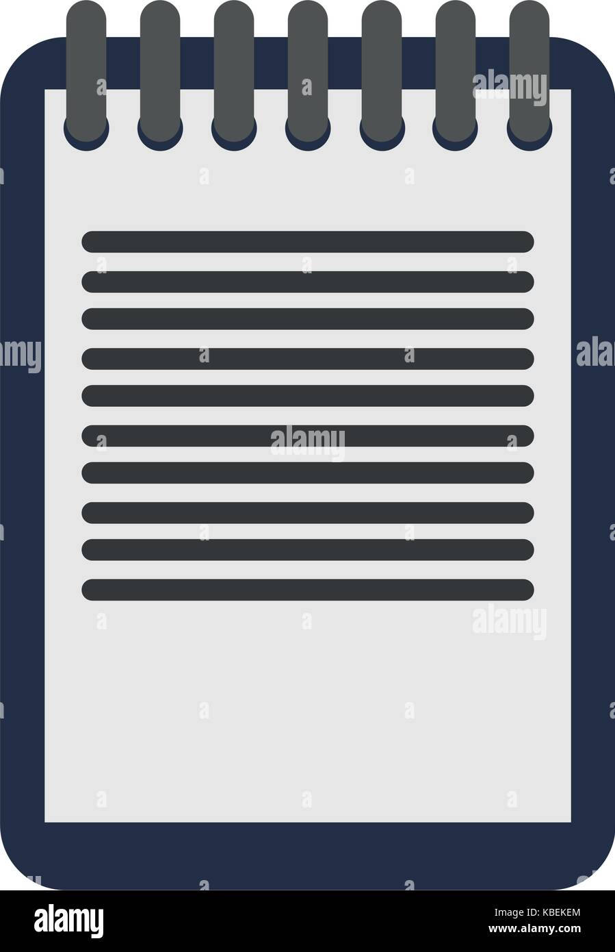 notepad with lines icon image Stock Vector Image & Art - Alamy