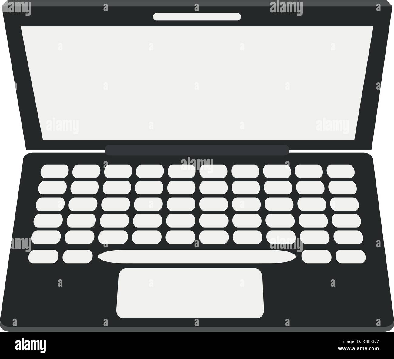 laptop with blank screen icon image Stock Vector Image & Art - Alamy