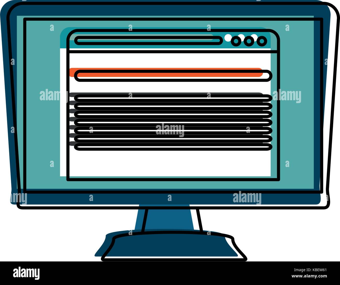 tab open on computer screen icon image Stock Vector Image & Art - Alamy