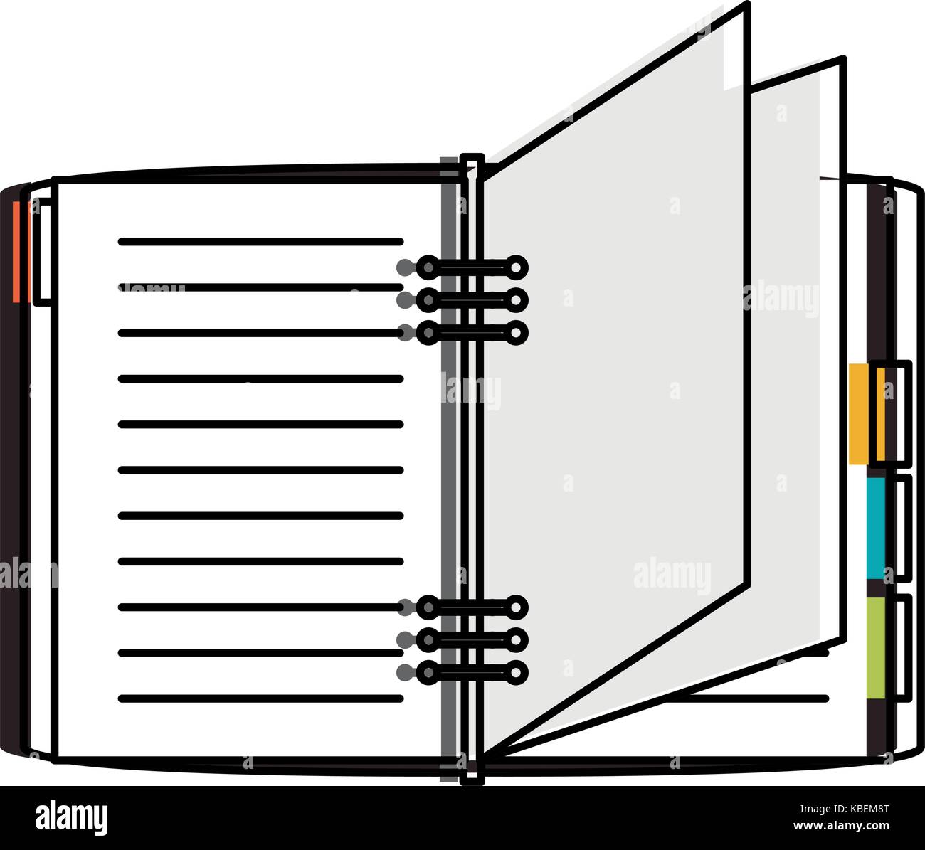 open notebook icon image Stock Vector Image & Art - Alamy