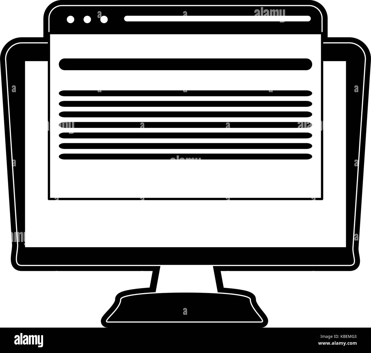 tab open on computer screen icon image Stock Vector Image & Art - Alamy