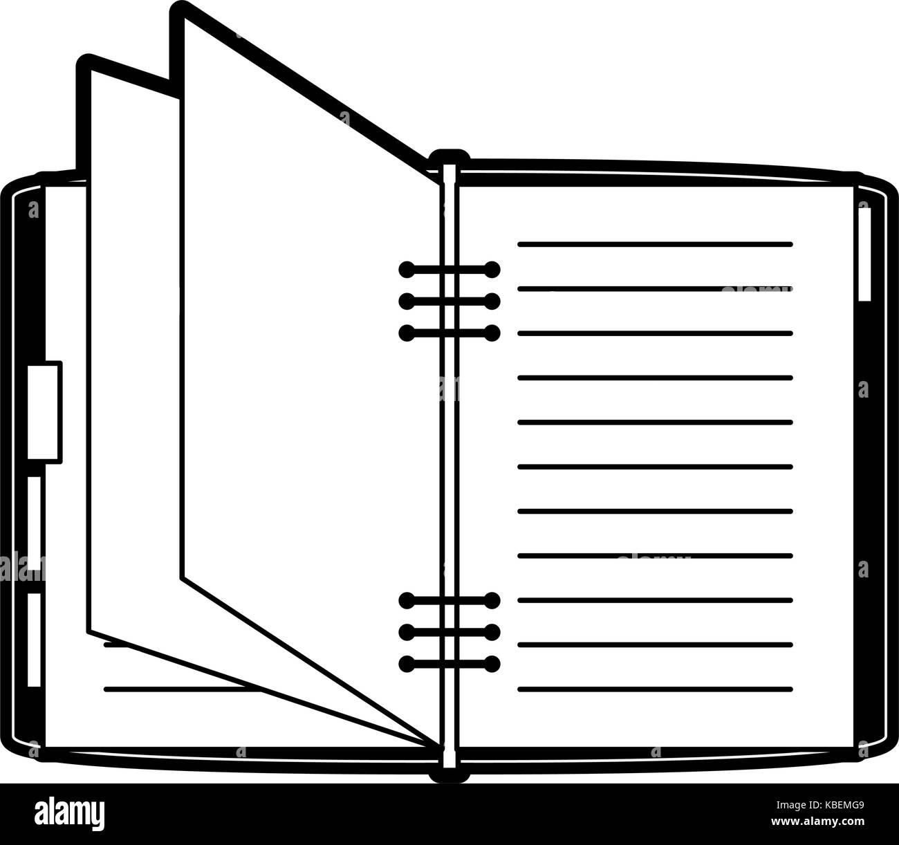 open notebook icon image Stock Vector Image & Art - Alamy