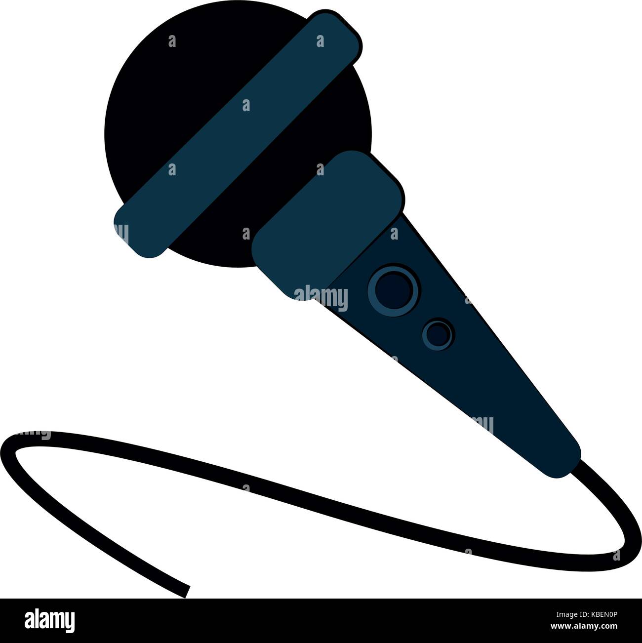 microphone with cord icon image Stock Vector Image & Art - Alamy
