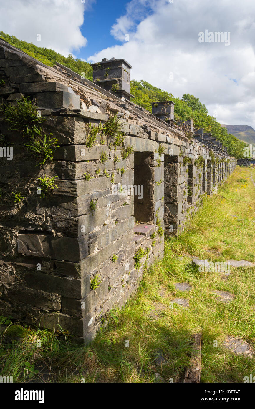 Anglesey Barracks, Dinorwic slate quarry, North Wales UK Stock Photo ...
