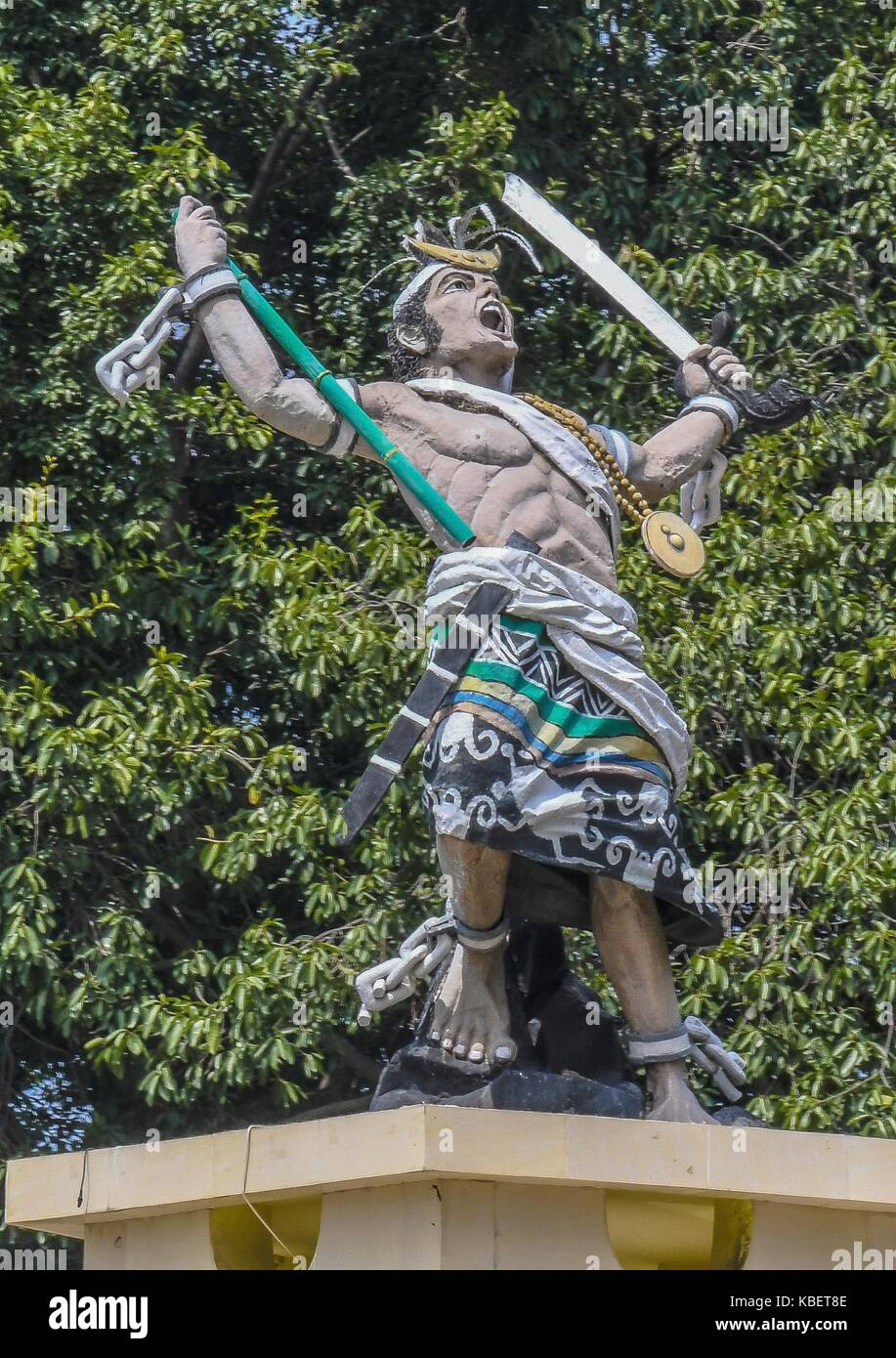 Dom Boaventura, war memorial, Dili (Timor Leste), Dec. 27, 2016 ...