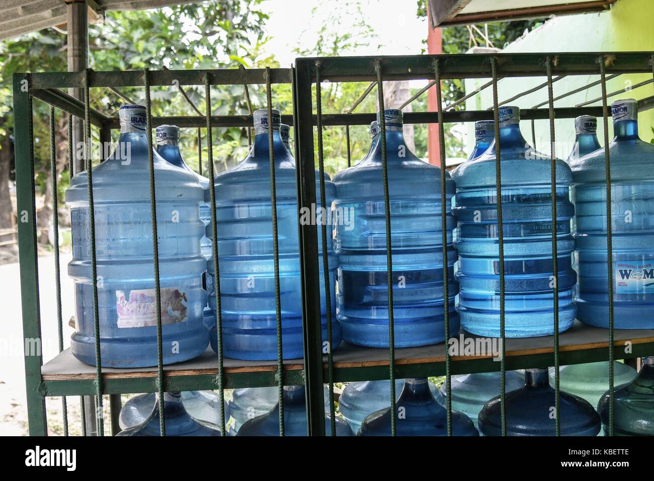 Plastic water gallons hi-res stock photography and images - Alamy