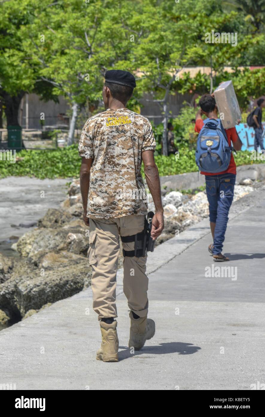 Police officer, Atauro (Timor Leste), Dec. 29, 2016. | usage worldwide ...