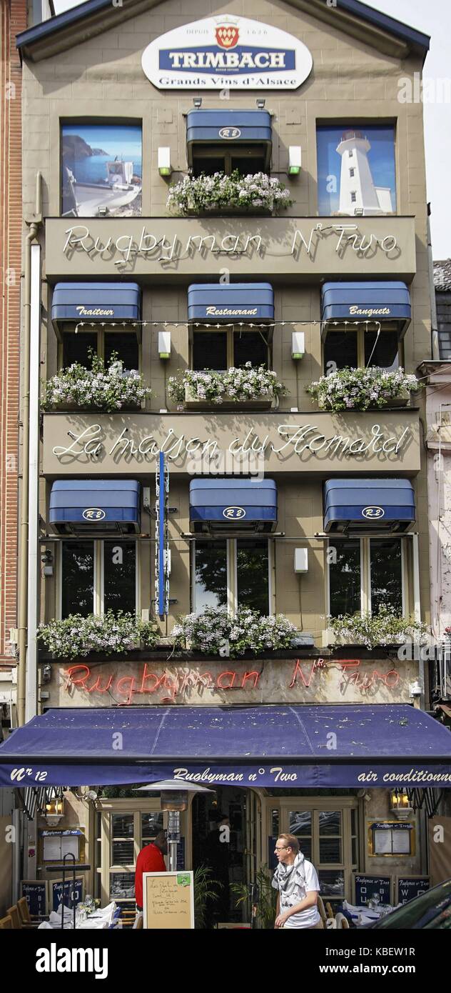 The popular fish restaurant "Rugbyman Nr. Two" near Quai aux Brique in ...