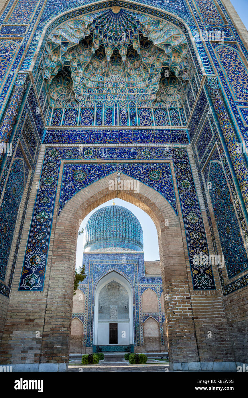 Gur-Emir mausoleum of Tamerlane (Amir Timur) and his family in ...