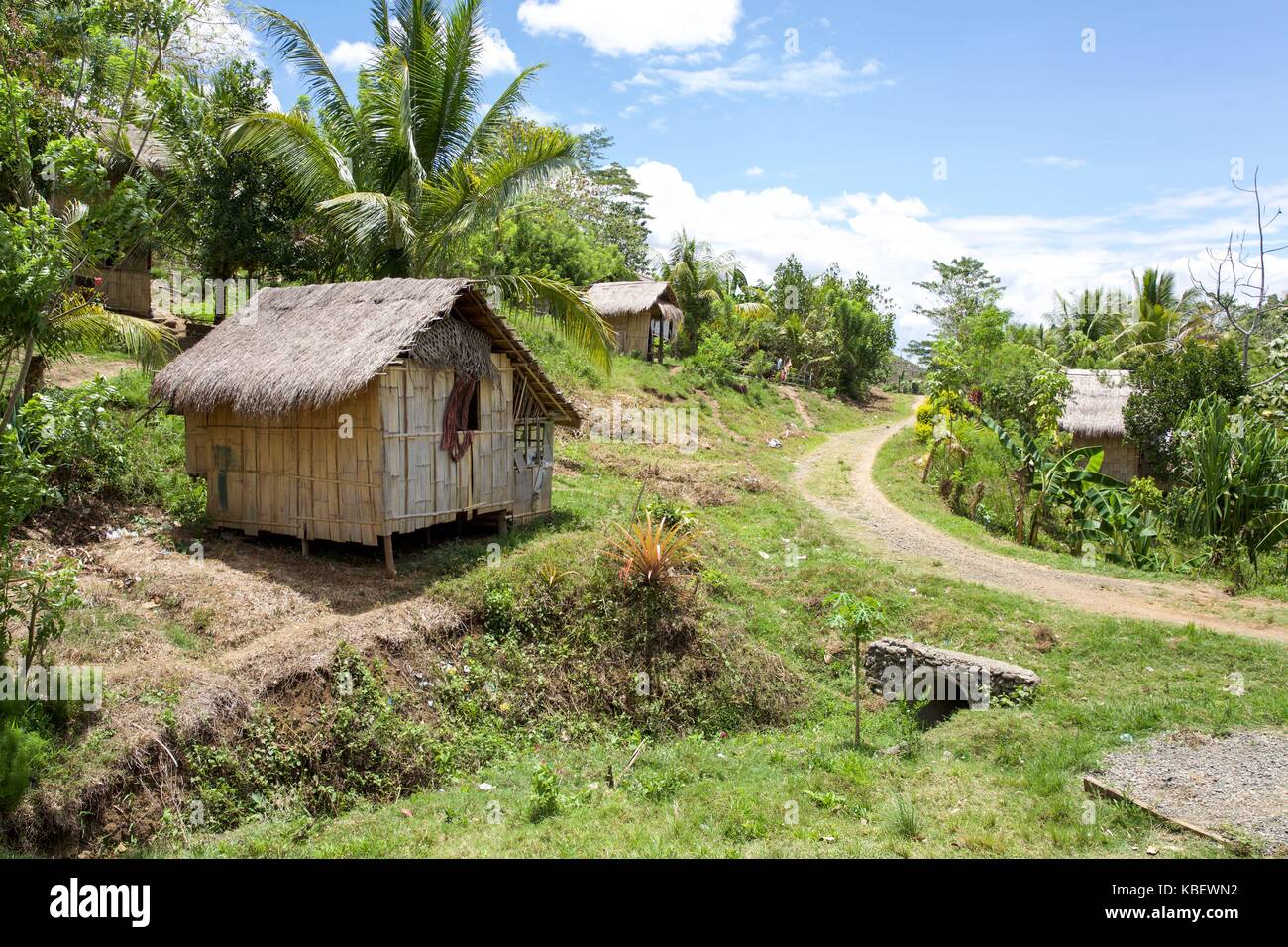 Naseco Village on 23. May. 2016 on Mindanao the second largest island ...