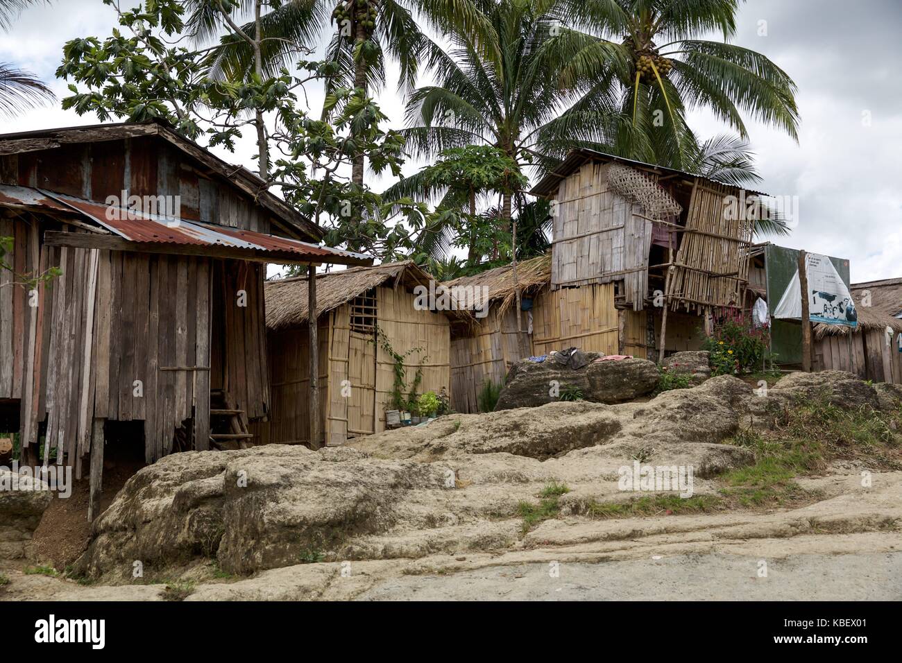Naseco Village on 22. May. 2016 on Mindanao the second largest island ...