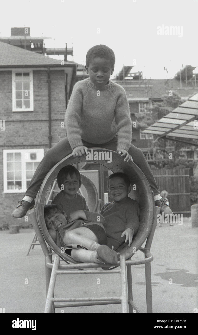 1970s children playing hi-res stock photography and images - Alamy