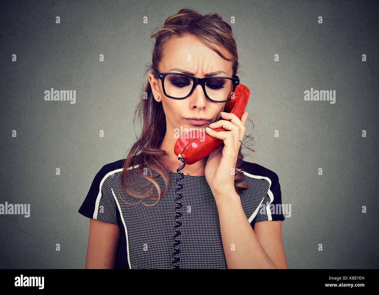 Grumpy woman hi-res stock photography and images - Alamy