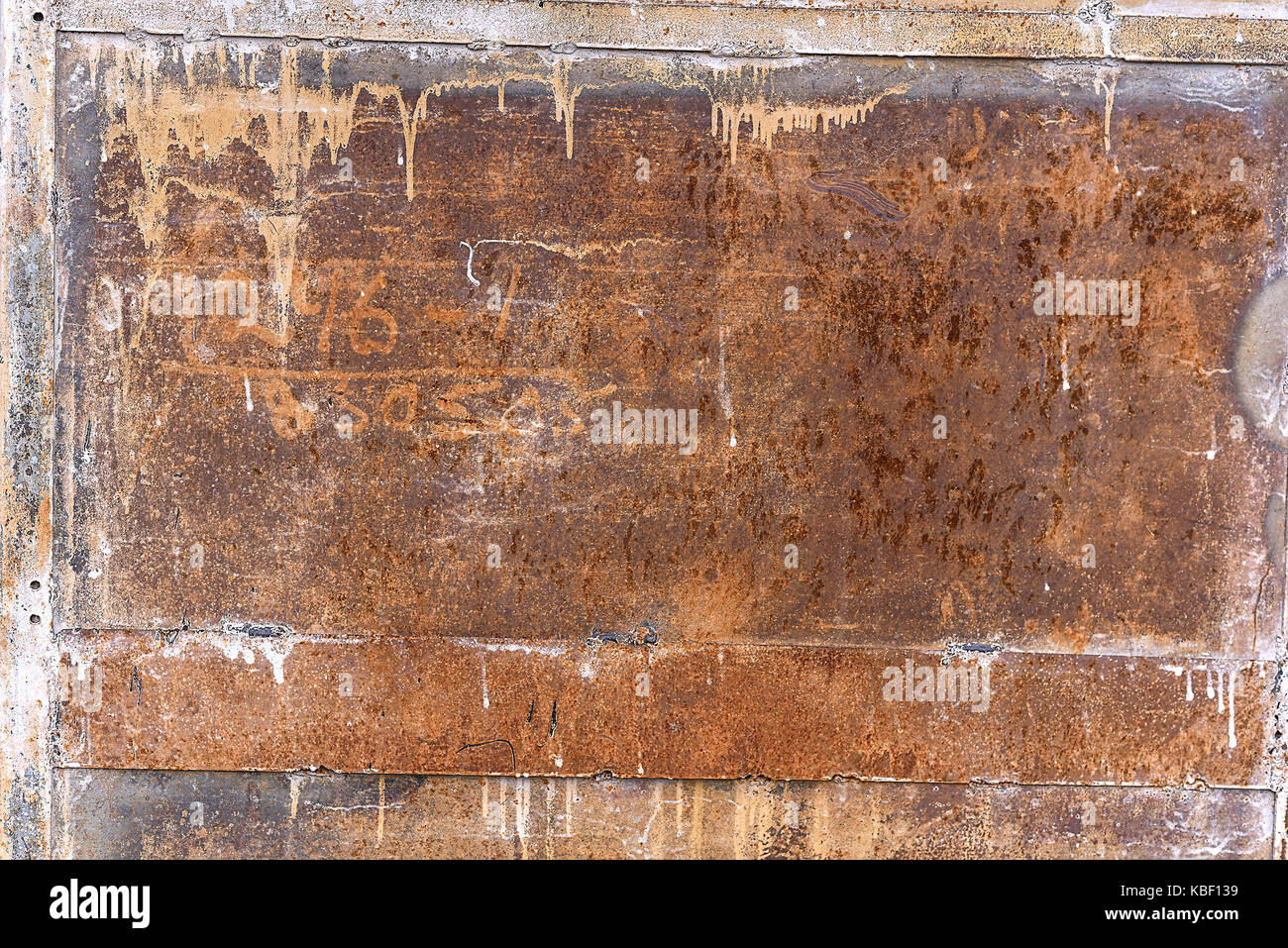 The texture of the metal doors Stock Photo - Alamy