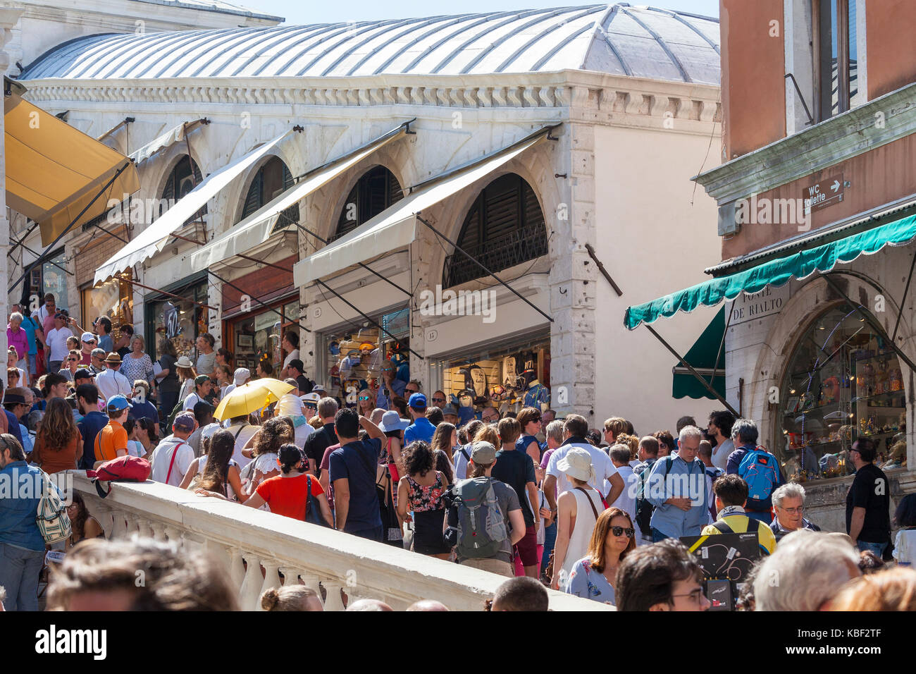 Inside Rialto Bridge