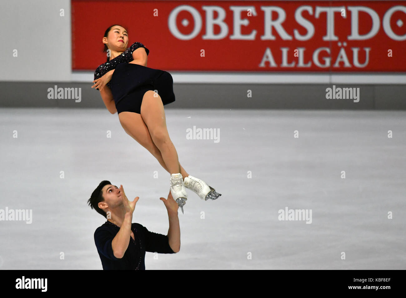 Oberstdorf, Germany. 29th Sep, 2017. Sumire Suto and Francis Boudreau ...