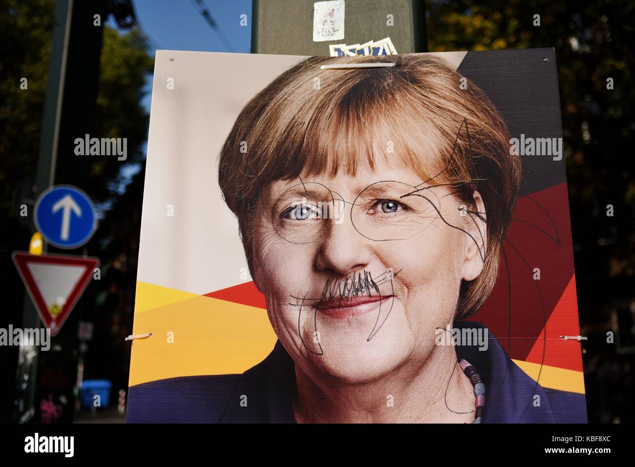 Election poster for the elections to the german Bundestag, Germany ...