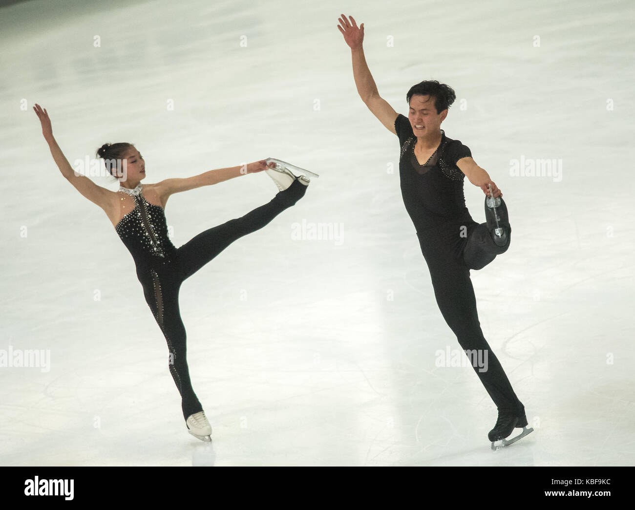 Oberstdorf, Germany. 29th Sep, 2017. Ryom Tae-ok and Kim Ju-sik of ...