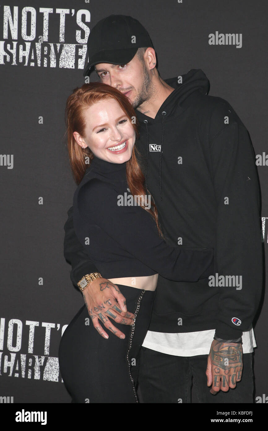 Buena Park, Ca. 29th Sep, 2017. Madelaine Petsch and Travis Mills at ...
