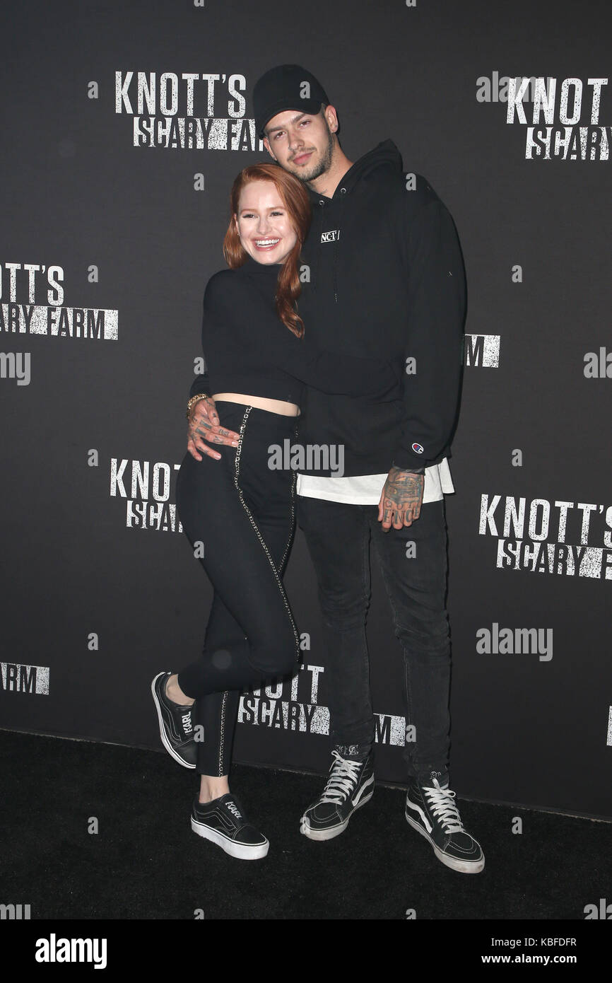 Buena Park, Ca. 29th Sep, 2017. Madelaine Petsch and Travis Mills at ...