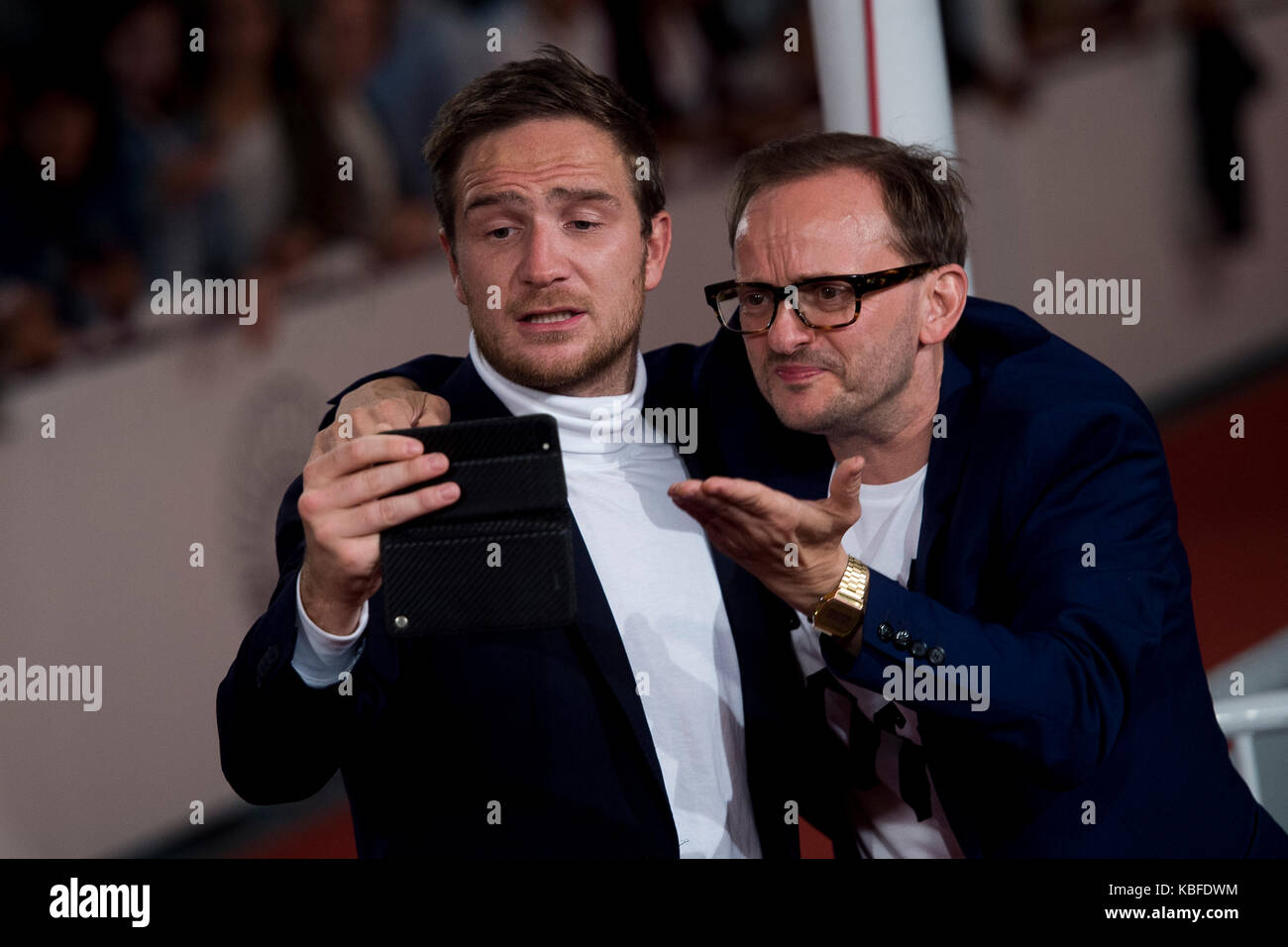 San Sebastian, Spain. 29th Sep, 2017. Frederick Lau and Milan Peschel ...