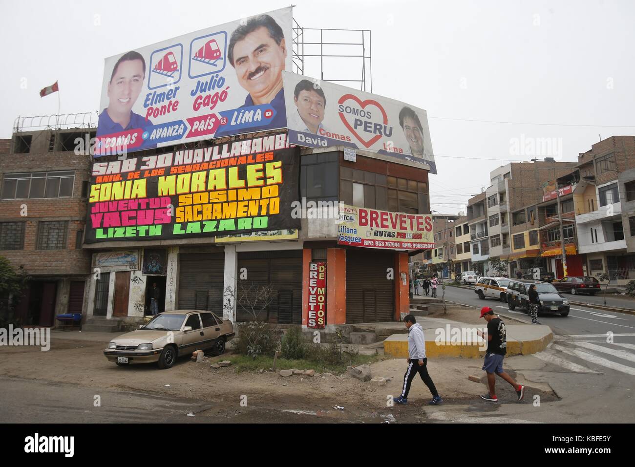 LIMA 29 DE SETIEMBRE DEL 2017 RECORRIDO POR CONO NORTE DONDE YA LUCE LA ...